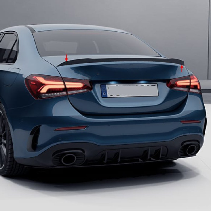 SPOILER AILERON MERCEDES-BENZ CLASSE A LIMOUSINE V177 A35 A45 AMG ...